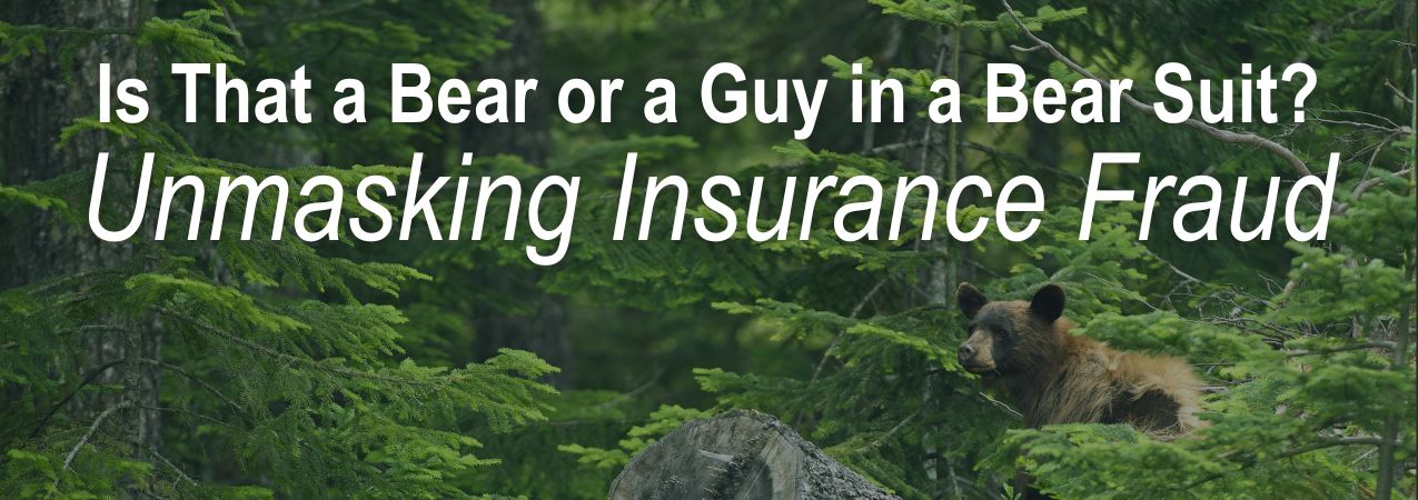 Is That a Bear or a Guy in a Bear Suit? Unmasking Insurance Fraud
