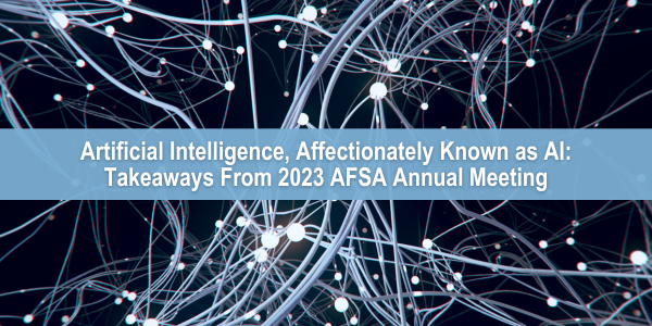 Artificial Intelligence, Affectionately Known as AI: Takeaways From ...