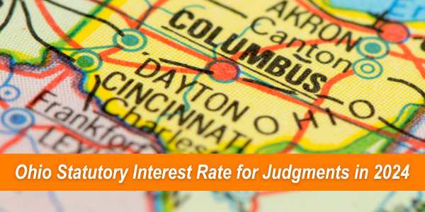 Ohio Statutory Interest Rate for Judgments in 2024