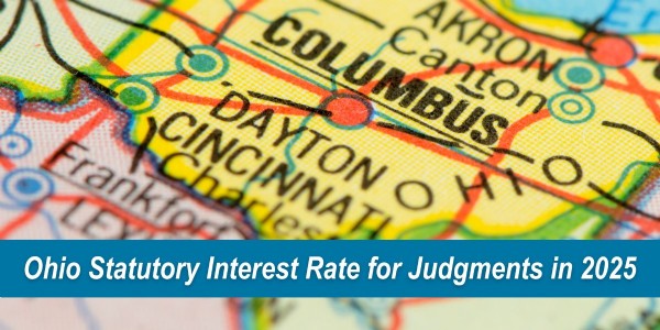 Ohio Statutory Interest Rate for Judgments in 2025