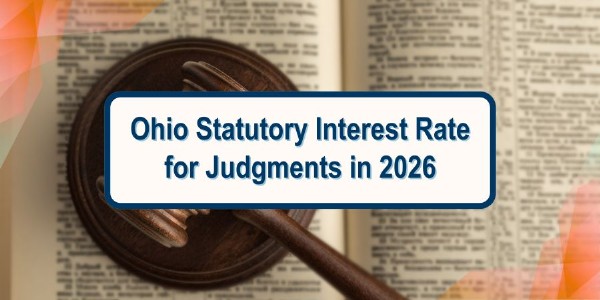 Ohio Statutory Interest Rate for Judgments in 2026